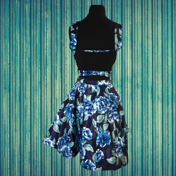 Rachel Allan | Dresses | Rachel Allan Sleeveless Short Twopiece Floral ...